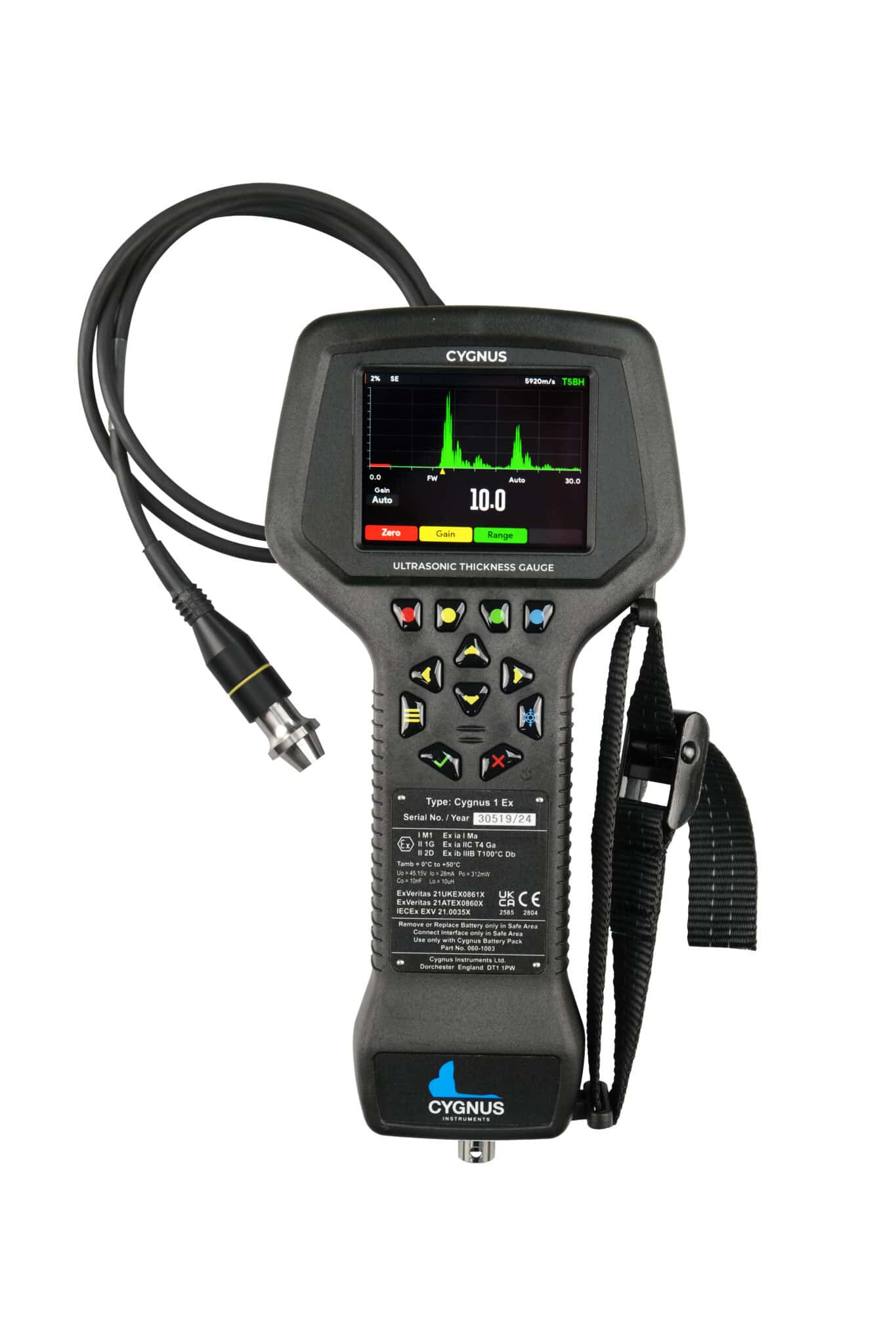 For explosive dust environments use the Cygnus 1 Ex UTG